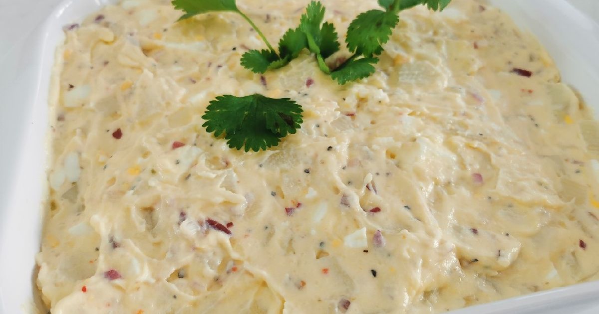 Chilled Egg And Potato Salad Recipe by Anthie Christodoulou