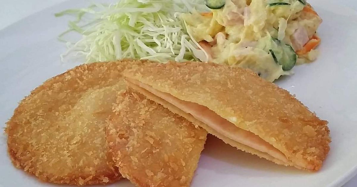 Ham Katsu/ Ham Cutlet Recipe by Wice Kosin