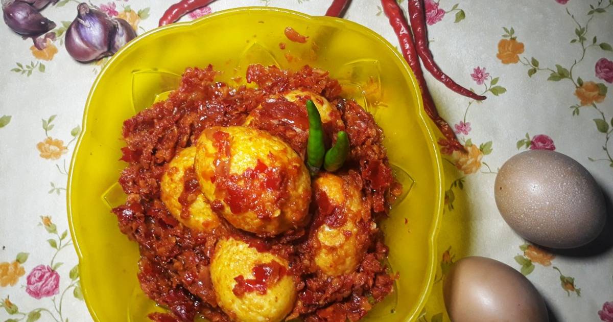 Resep Telur sambal oleh Vina Kitchen - Cookpad