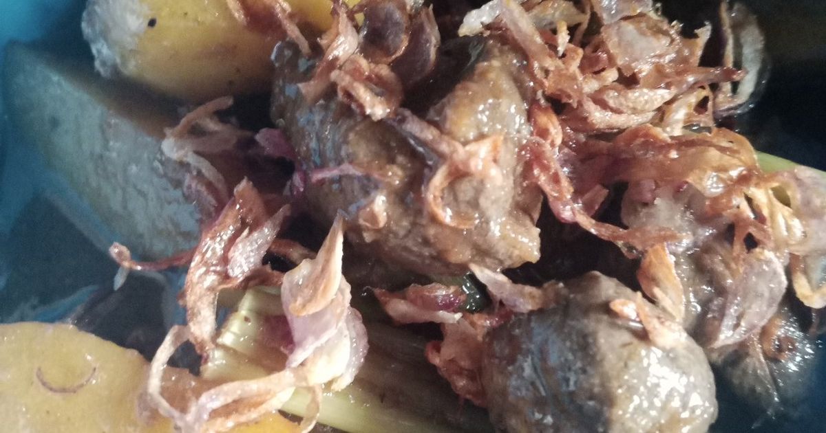 Resep semur ati sapi dan kentang rumahan enak dan mudah - Cookpad