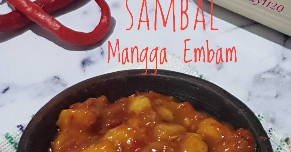 11 resep sambal buah embam enak dan mudah - Cookpad