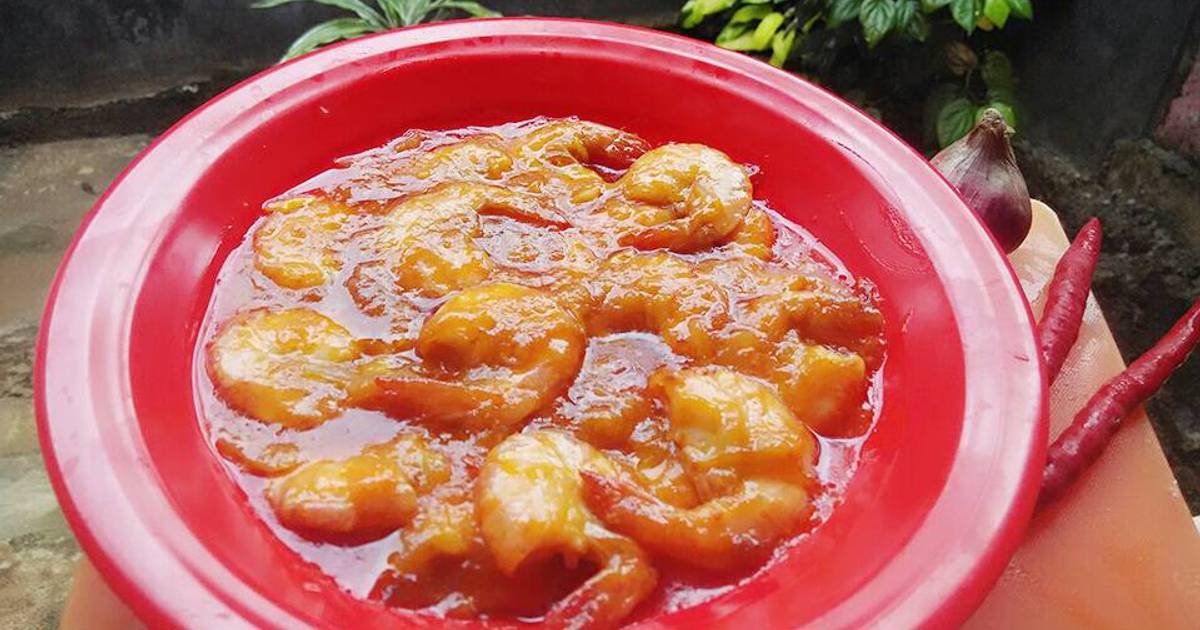 Resep Udang Saos Pedas Asem Manis oleh Rahma Bule - Cookpad