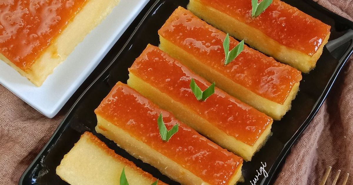 Resep Bingka Singkong Karamel oleh Wiwik N - Cookpad
