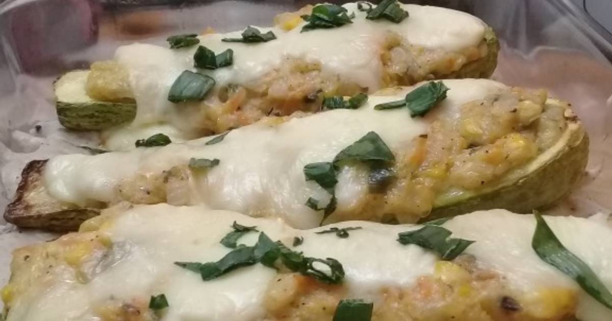 Zucchini relleno - 678 recetas caseras- Cookpad