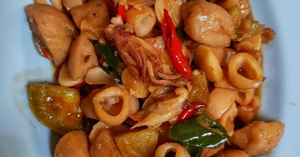 56 resep oseng cumi asin bakso enak dan mudah - Cookpad