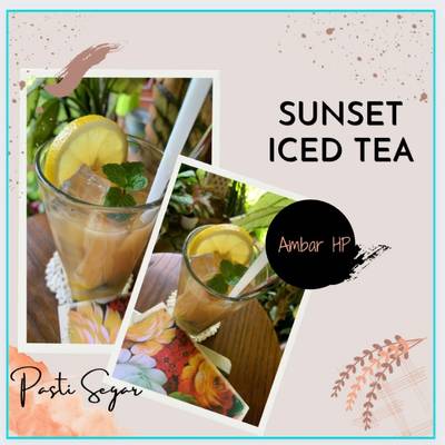 Resep Sunset iced tea oleh Ambar HP - Cookpad