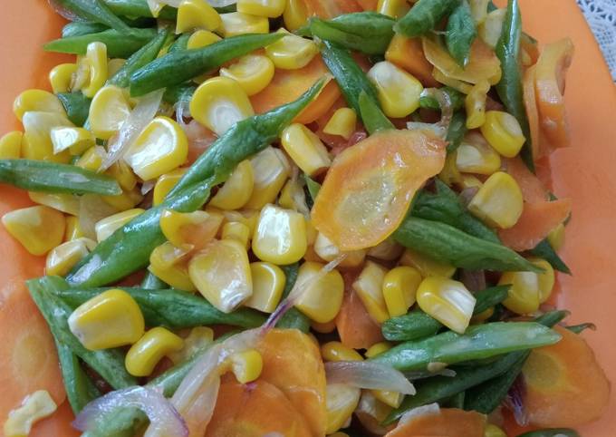 Resep Tumis Buncis Wortel Jagung oleh Paramita Agustina - Cookpad