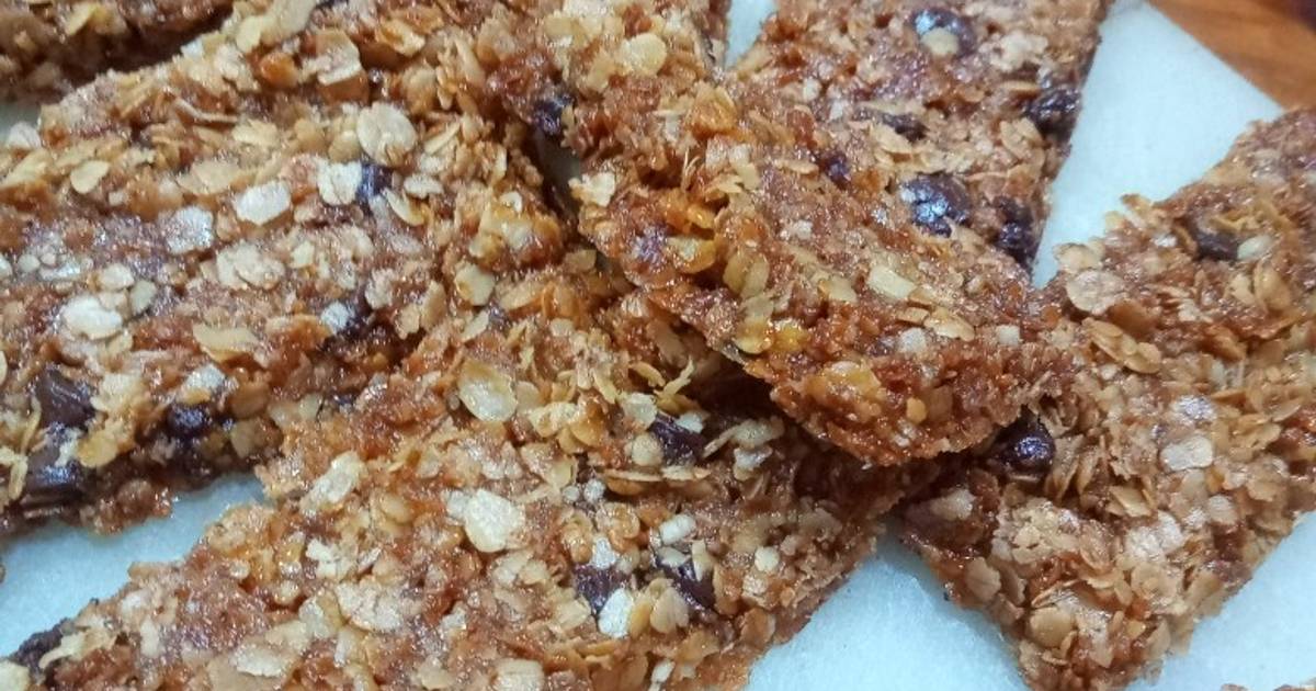 Barrita de granola sin huevo - 63 recetas caseras- Cookpad