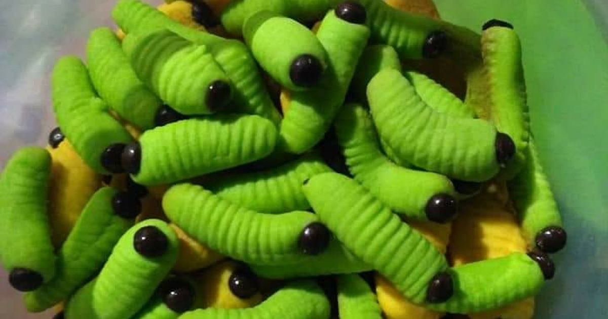 Resep 06. Kue Ulat Sagu Warna Warni oleh Dapur Marin Borneo - Cookpad