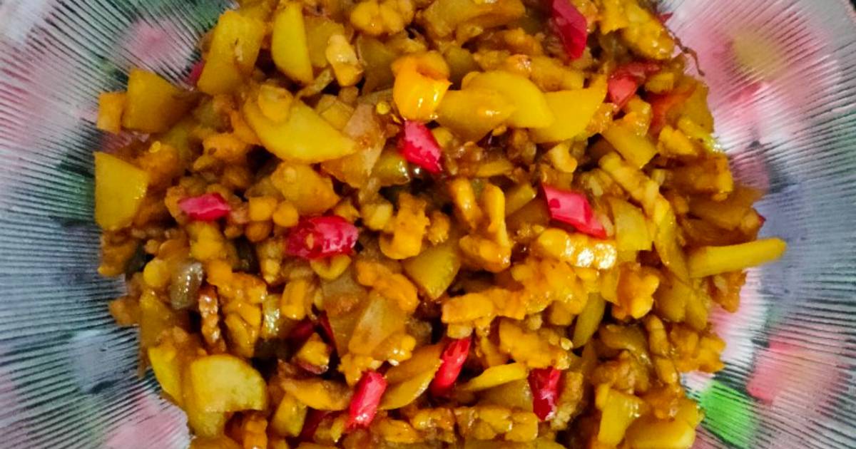Resep Tempe & Kentang Kecap oleh Adean - Cookpad