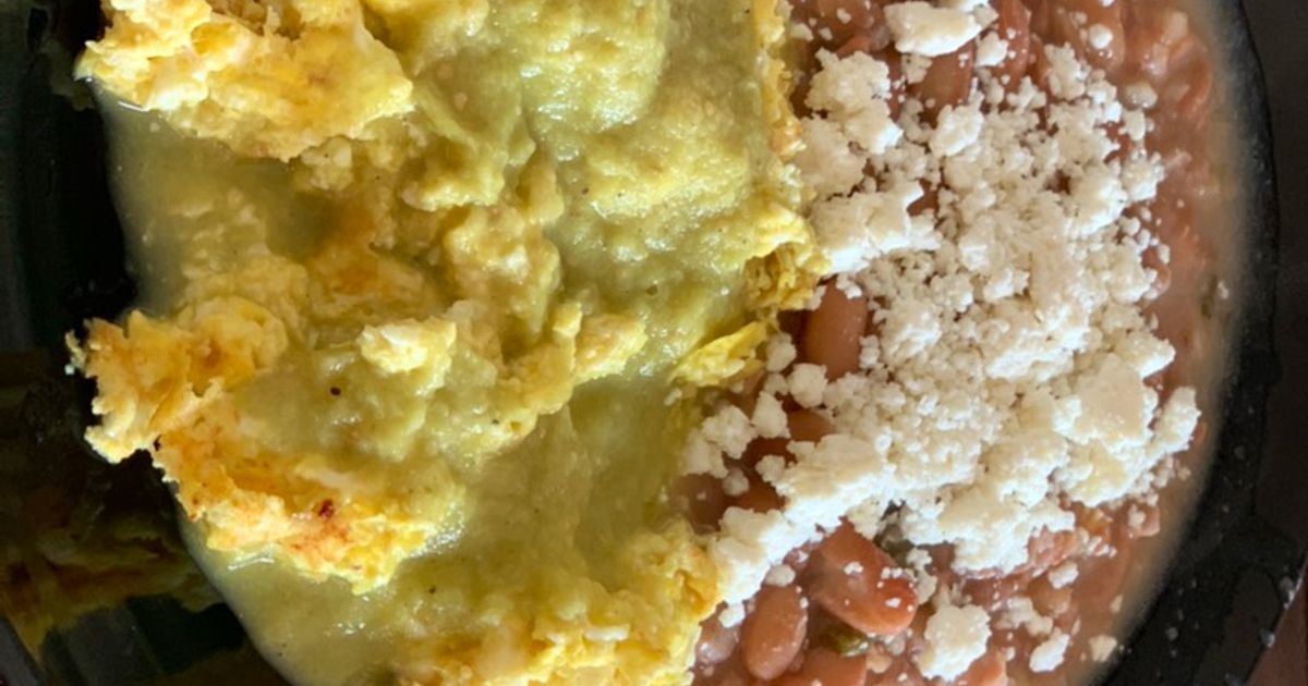 Huevos Con Chile Y Los Frijoles Que No Falten Receta de Dante Lopez ...