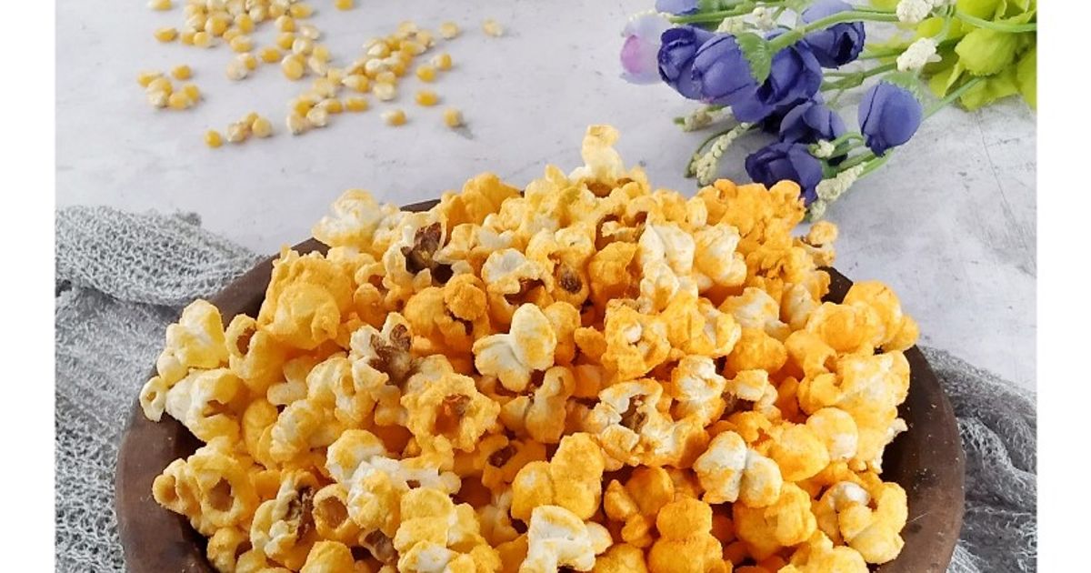 Resep popcorn bumbu keju rumahan enak dan mudah - Cookpad