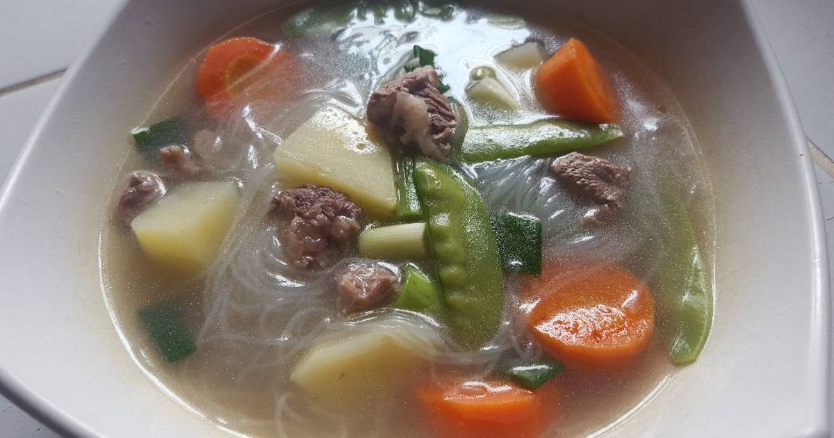Resep soup sapi kacang rumahan enak dan mudah - Cookpad