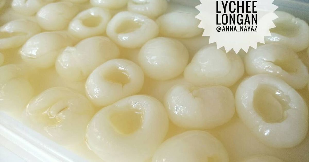 Resep Puding Lychee Longan Simple Segerrrr oleh Anna Nayaz - Cookpad