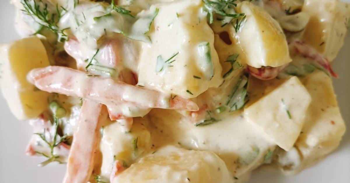 Potato Salad with Sauce Recipe by Happy Delicacies - Cookpad