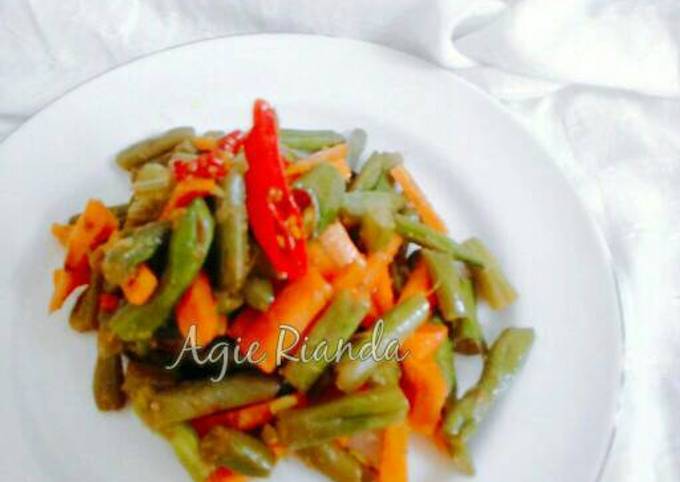 Resep Oseng wortel buncis oleh Teh Agie - Cookpad