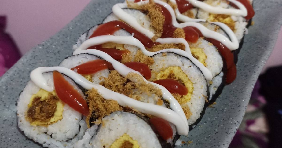 Resep Sushi Abon telur oleh Agustina_Syams - Cookpad