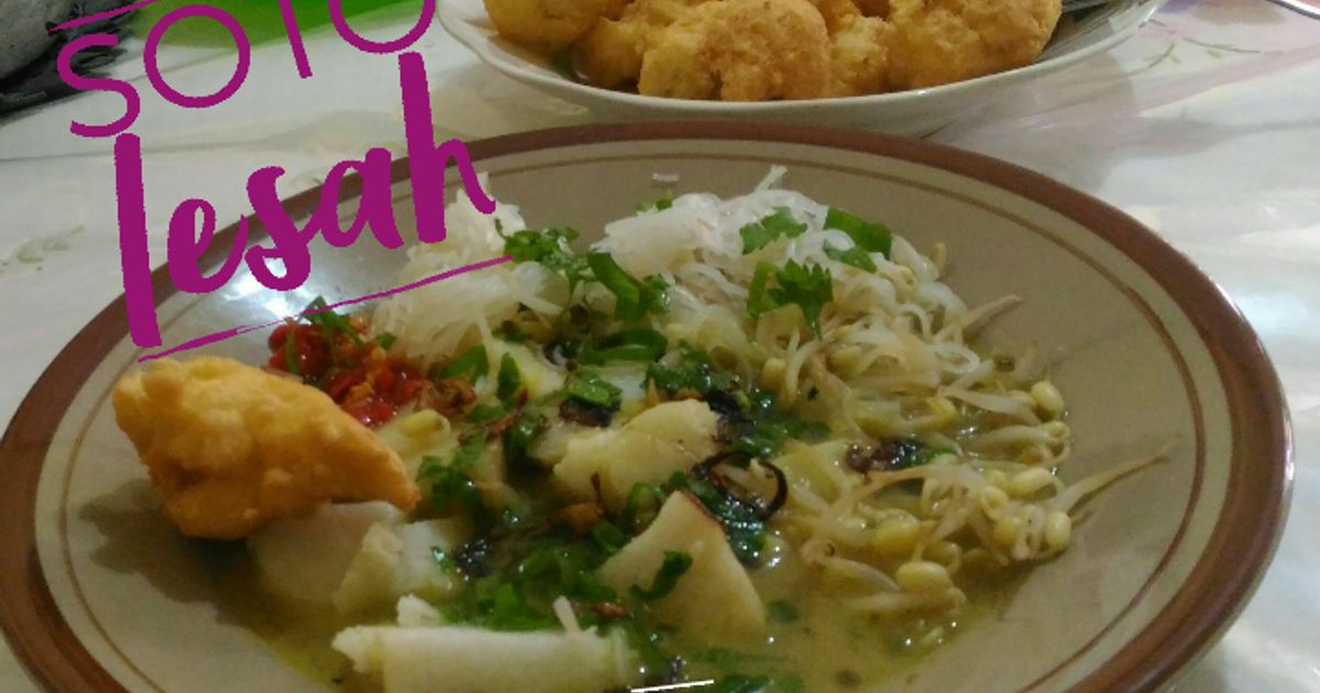 Resep 411. Soto Lesah Tulang Sapi (Resep Bunda) oleh Pawon Ndeso ...