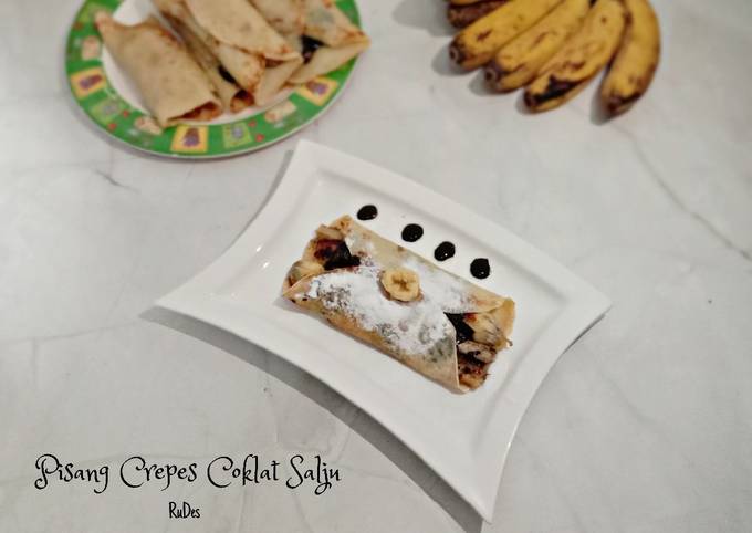 Resep Pisang Crepes Coklat Salju oleh Ruth Destianty - Cookpad