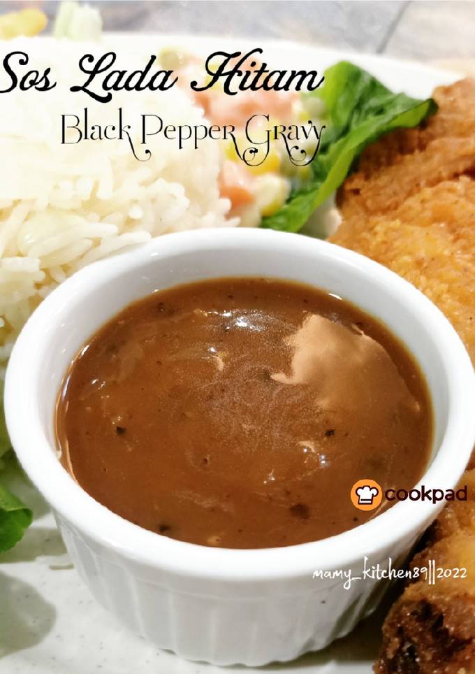 Resipi Sos Lada Hitam / Black Pepper Gravy oleh mamy_kitchen89 - Cookpad