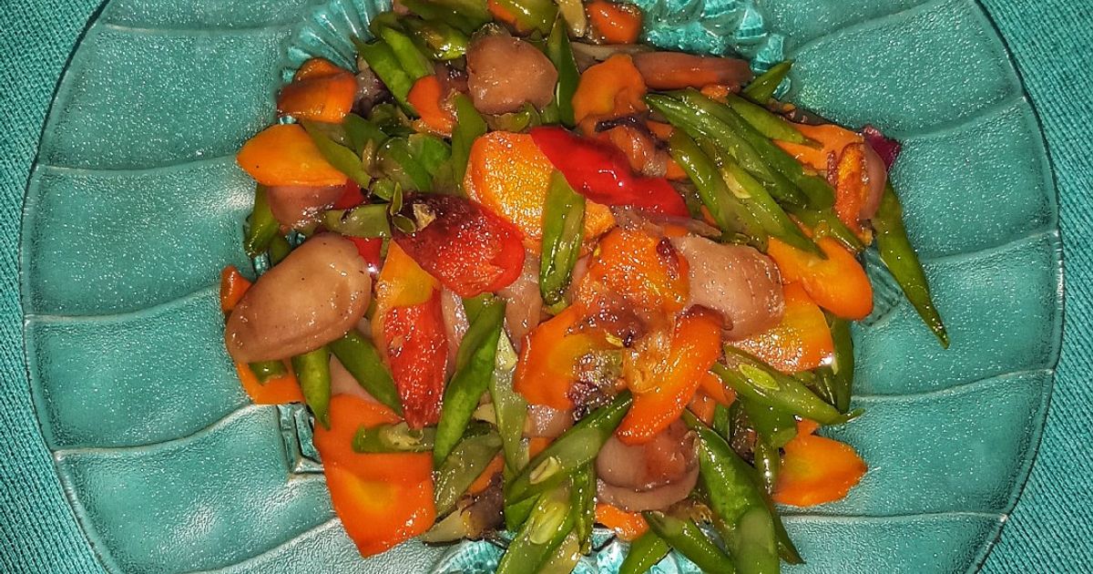 Resep Tumis Buncis Wortel Sosis oleh winda aulia sabrina - Cookpad