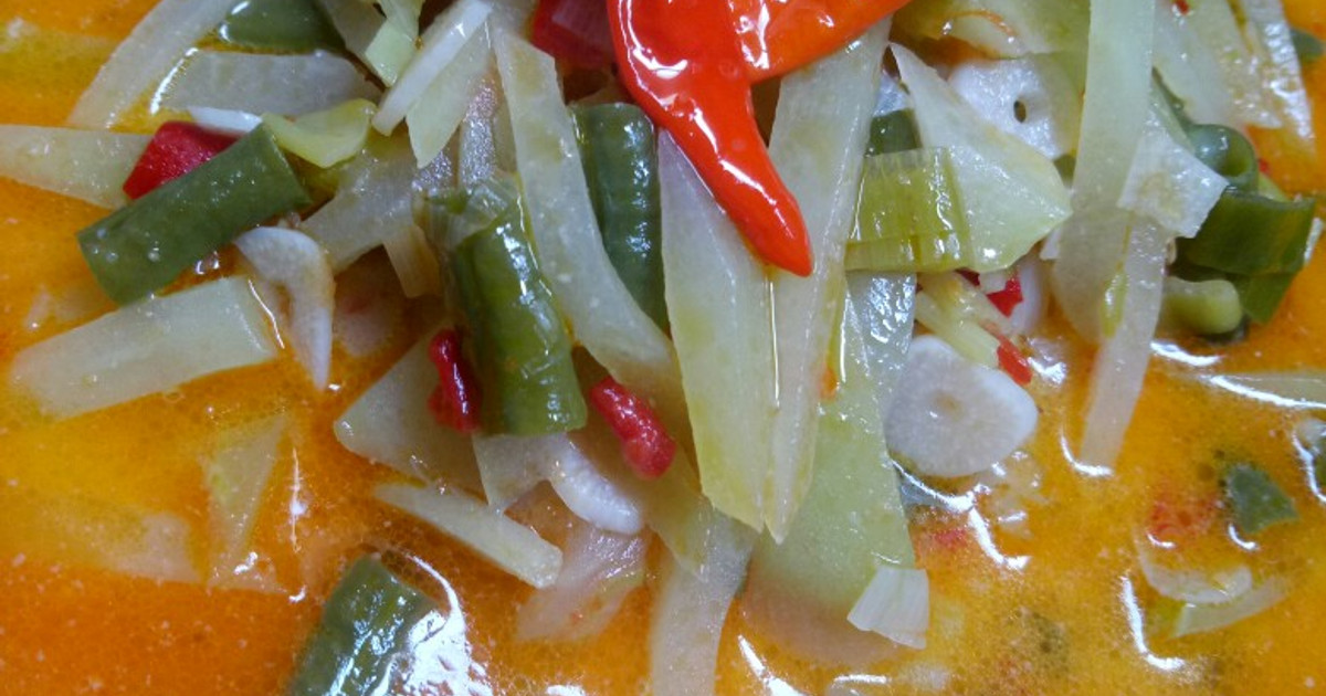 Resep Lodeh Labu Siam (Manisa) Dan Kacang Panjang oleh ariek ira - Cookpad