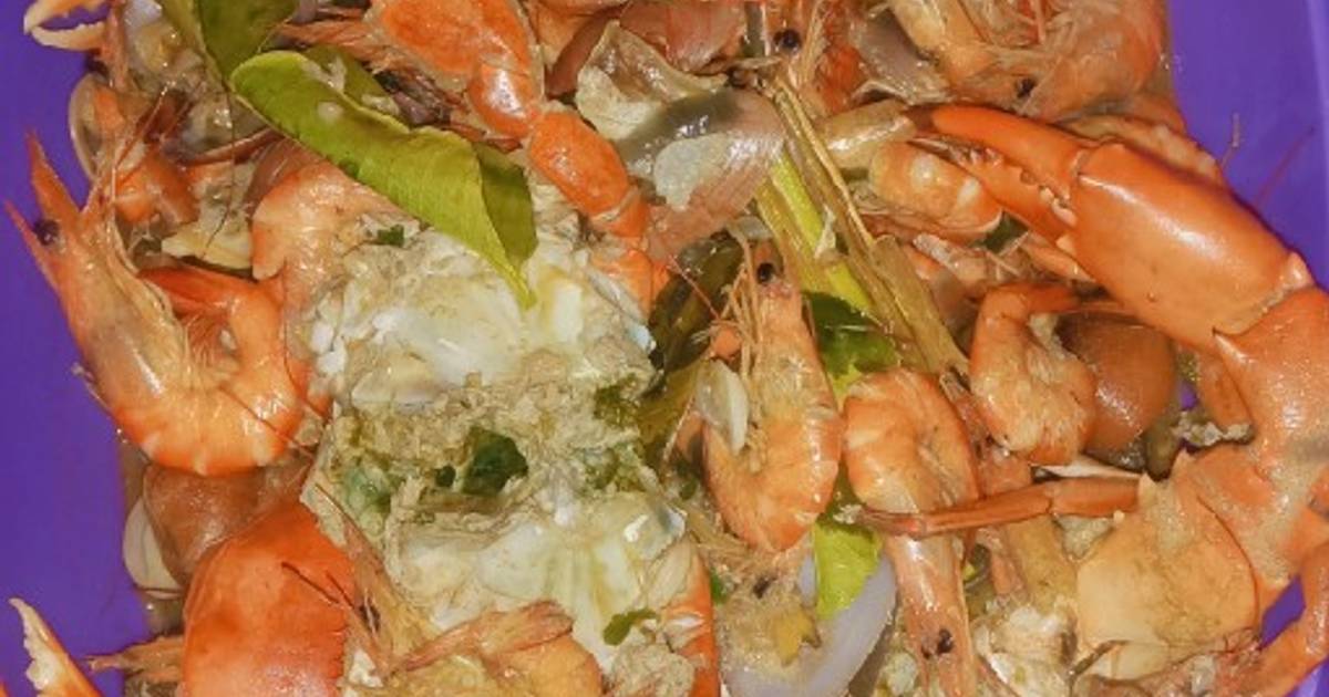Resep Kepiting,kerang dan udang Nano nano (Asam manis dan pedas) oleh ...