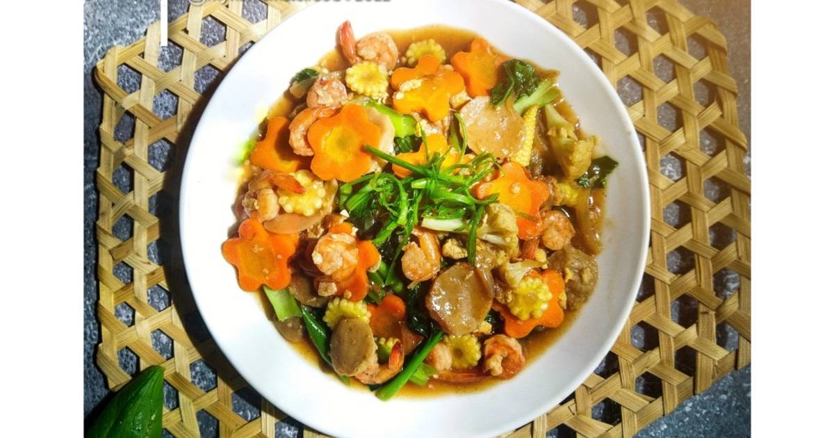 Resep Cap cay Kuah Kental oleh My Homemade Food - Cookpad