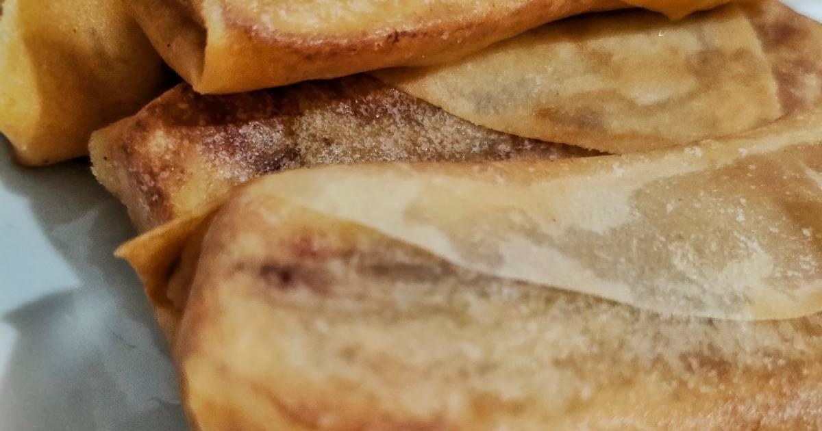 42 resep olahan kulit pangsit manis kulit lumpia enak dan mudah - Cookpad