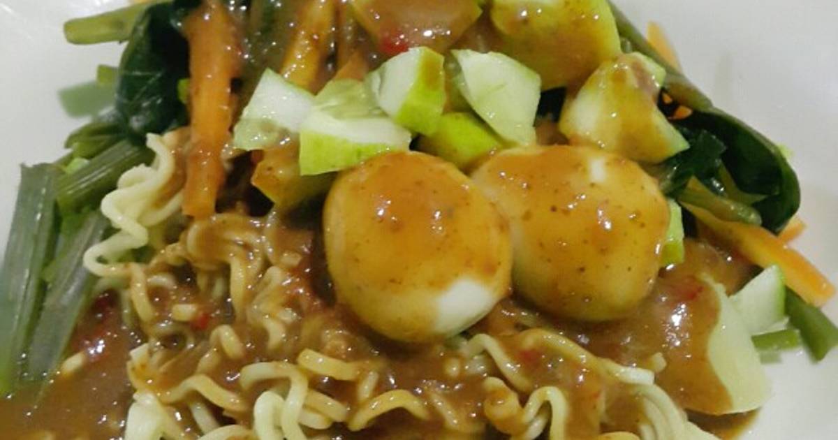 Resep Pecel Mie oleh wiwin andriani - Cookpad