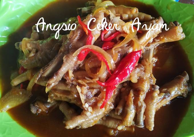 Resep Angsio Ceker Dimsum oleh Mia - Cookpad