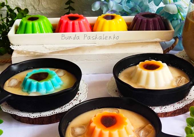 Resep Es Pudding cappucino Gula Aren oleh Bunda Pashalenko - Cookpad