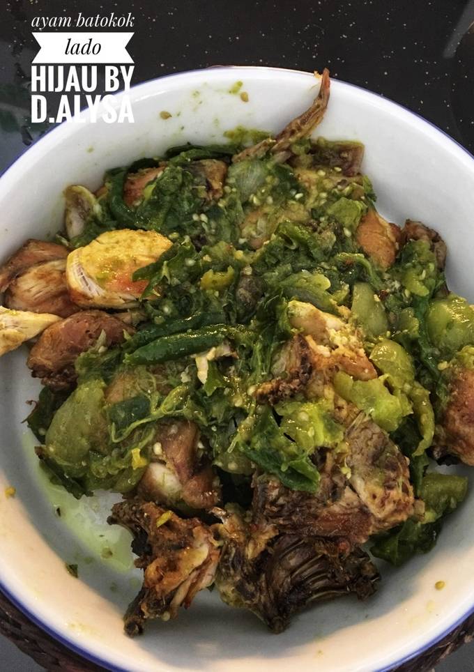 Resep Ayam batokok lado hijau khas padang oleh alysa - Cookpad