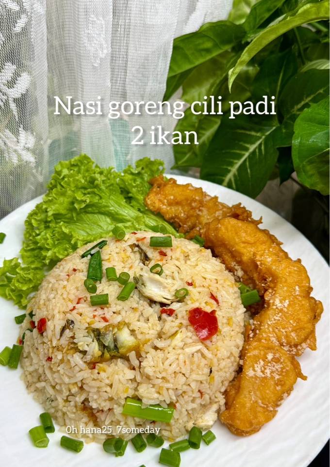 Resipi Nasi goreng cili padi 2 ikan oleh 0h Hana !! - Cookpad