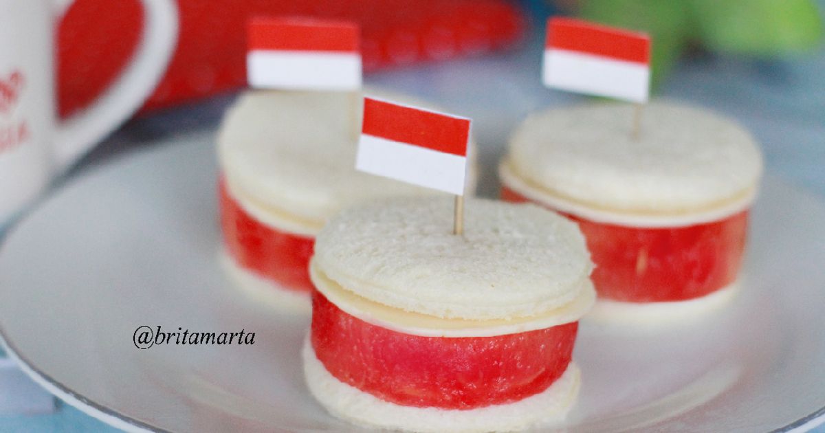 Resep Watermelon Sandwich / Sandwich Kemerdekaan #Dapurmerahputih oleh ...