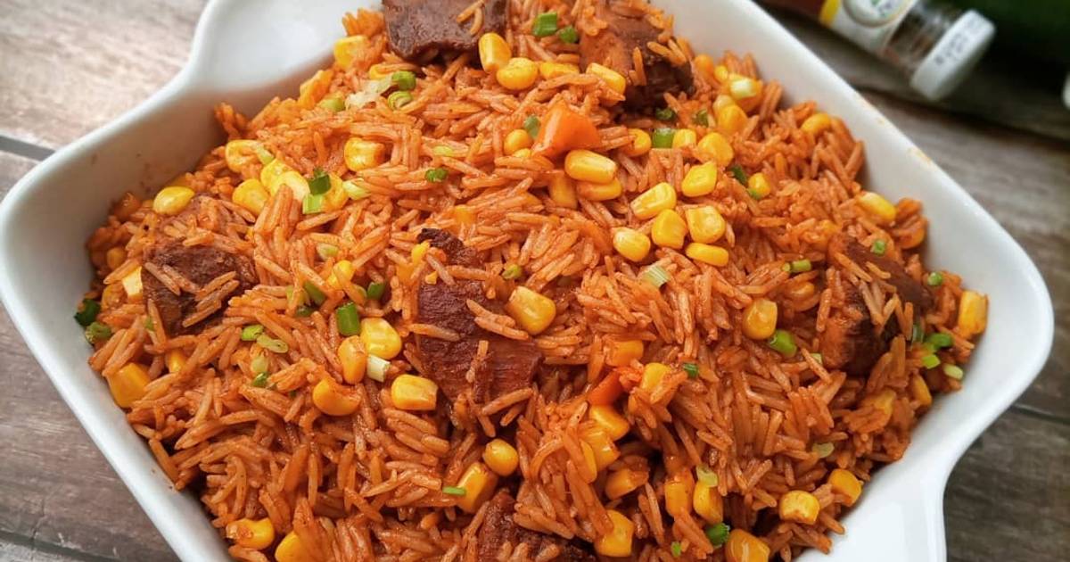 Jambalaya rice Recipe by Ayyush_hadejia - Cookpad