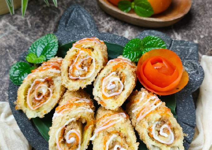 Resep Roti Gulung Isi Daging (755) oleh Ati Agus Sapto (Mom's Firza ...