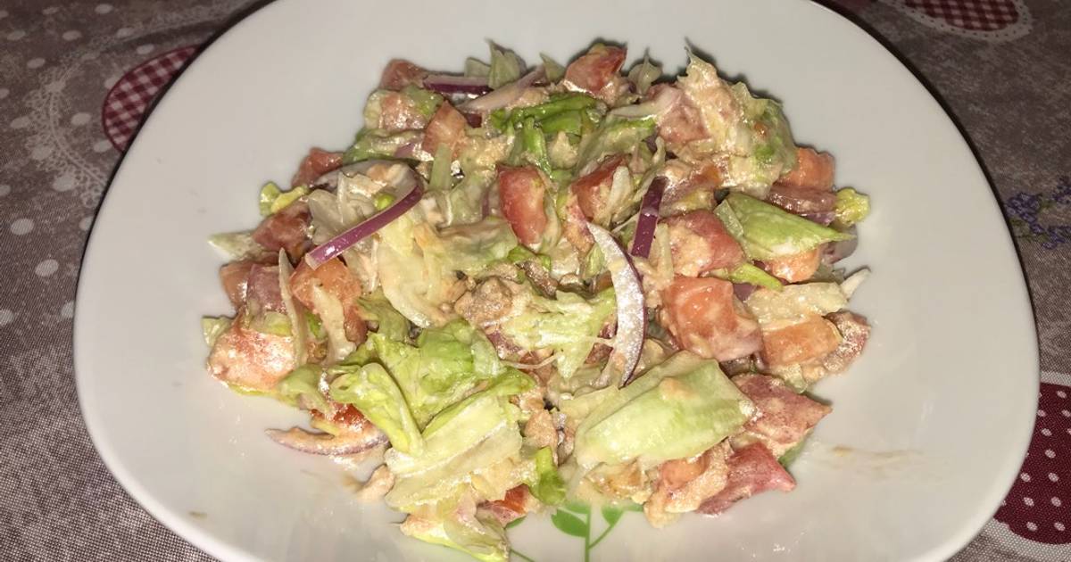 Ensalada de atun con lechuga y mayonesa - 164 recetas caseras- Cookpad