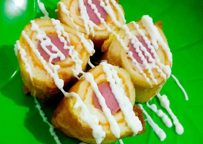 Resep Roti tawar goreng isi sosis oleh Aikho Jeje - Cookpad