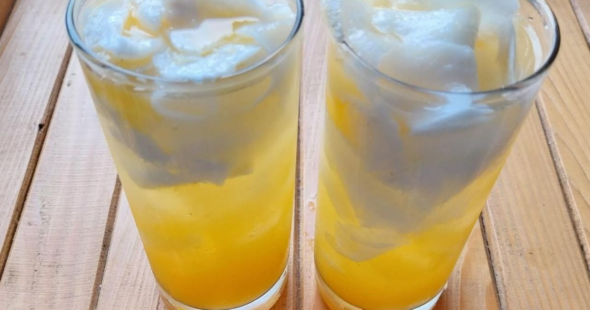 Resep Es Jeruk Kelapa oleh Ria Mamanya Tata - Cookpad
