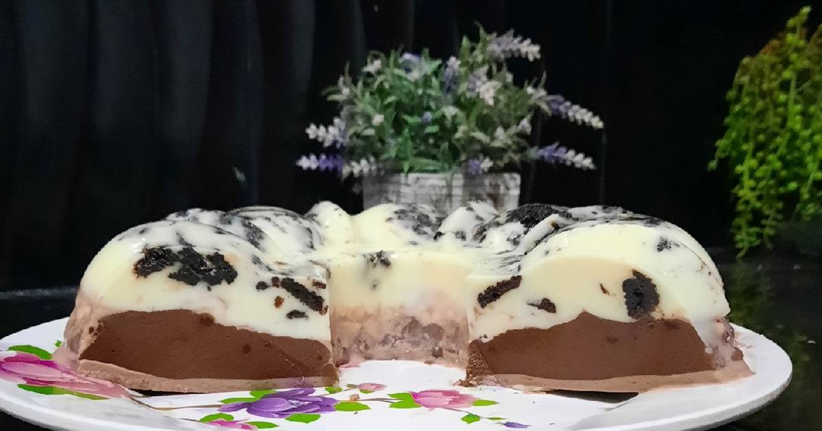 Resep Agar agar susu oreo oleh masak iseng - Cookpad