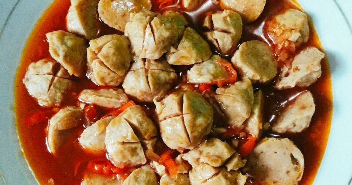 Resep oseng bakso kuah pedas rumahan enak dan mudah - Cookpad