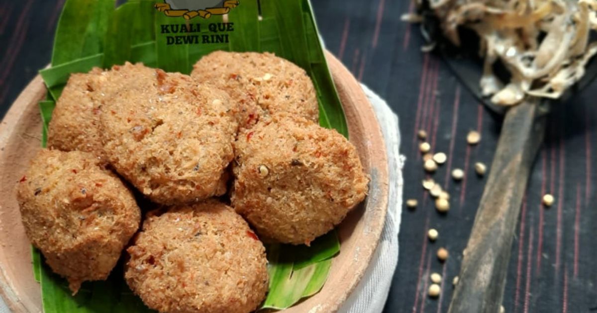 Resep Gembrot Teri Solo|| Perkedel Kelapa Teri oleh KUALI_QUE Dewi Rini ...