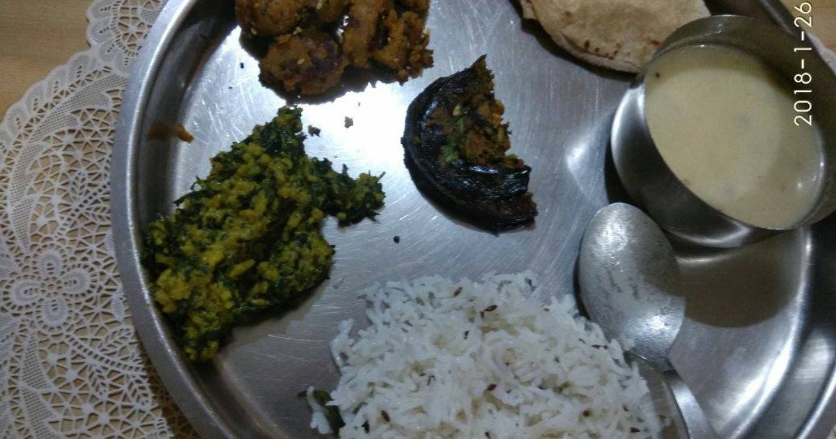 Lunch Thali Recipe by Nita Bhatia - Cookpad
