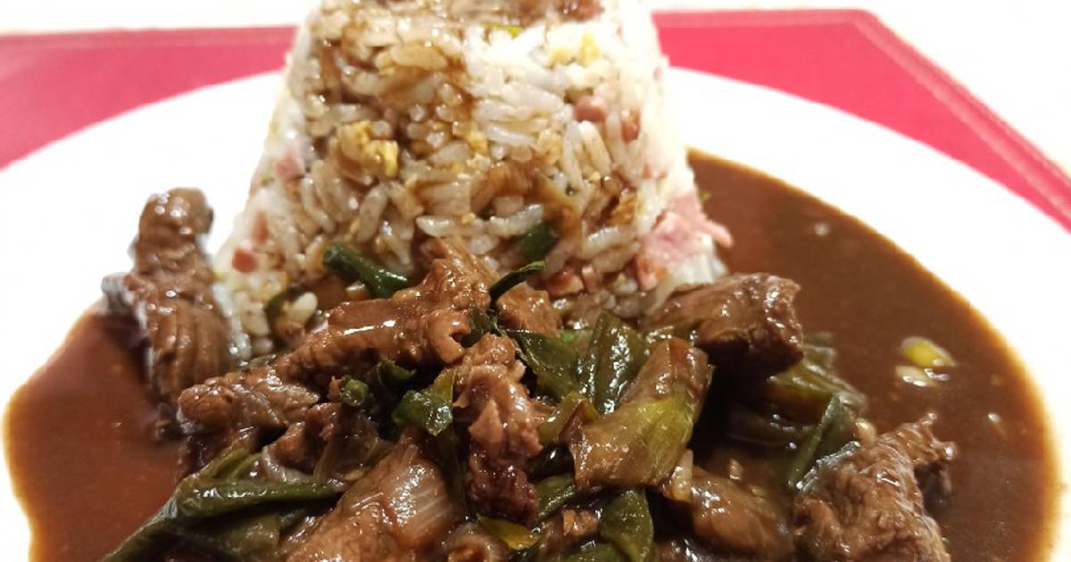 Arroz chaufán 🍚 Receta de Cocinado Con DJ Negro- Cookpad