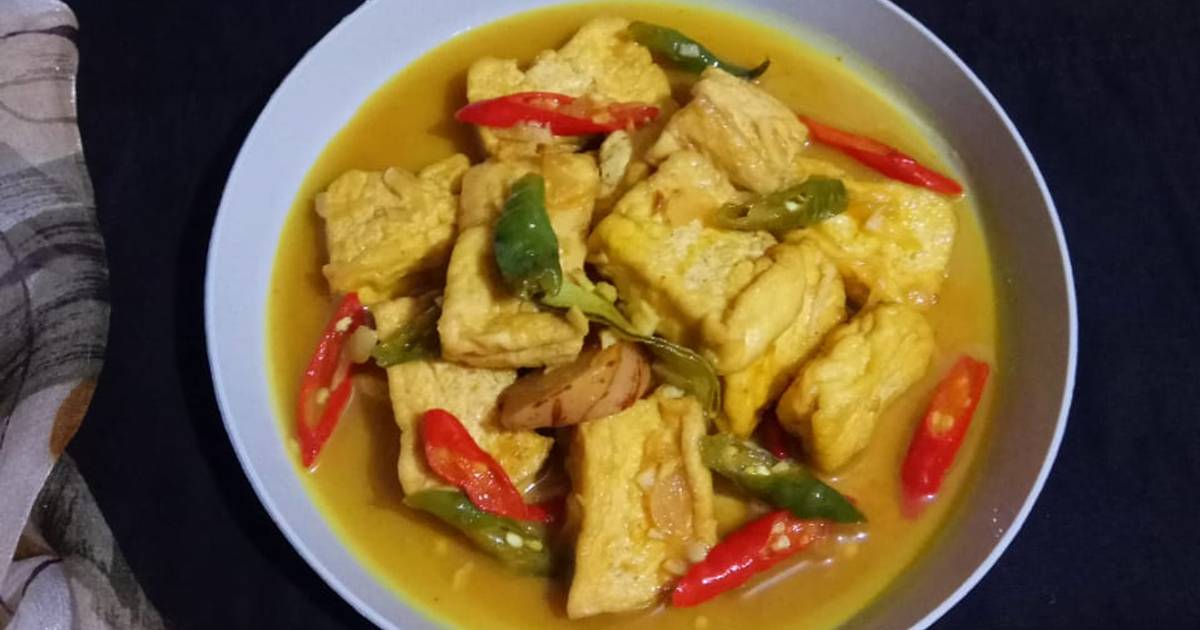 Resep Tahu Kari oleh Vay Kitchen - Cookpad