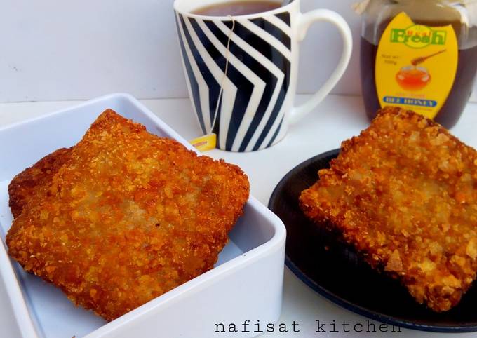 Crispy chicken parcel girki daga Nafisat Kitchen - Cookpad
