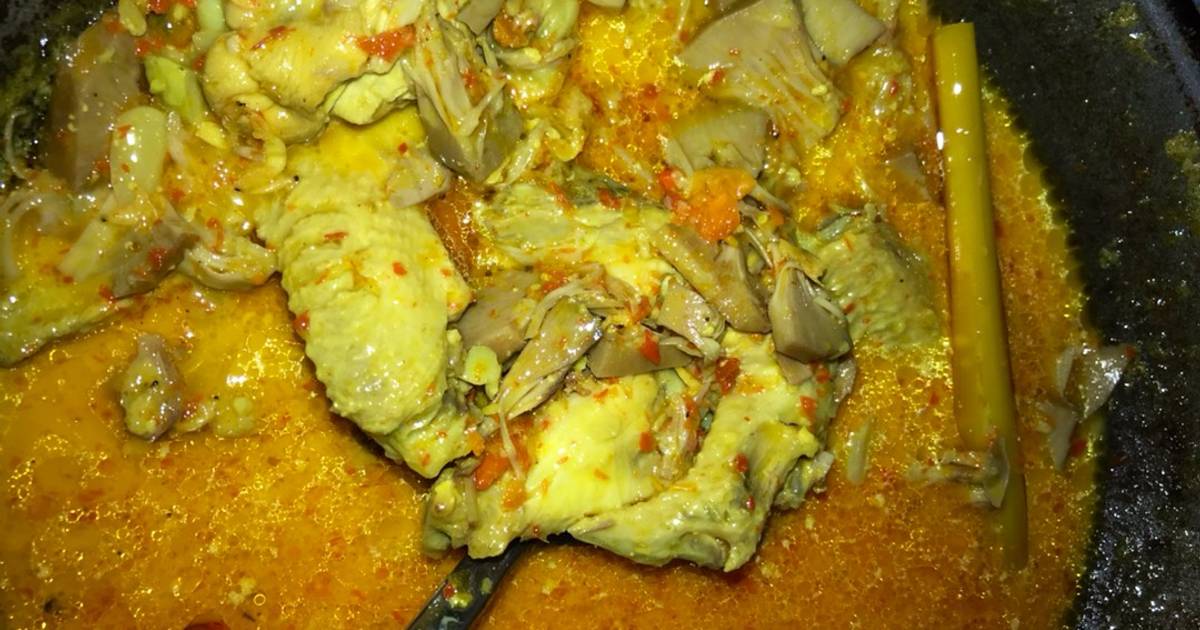 Resep Sayur nangka pedas + sayap ayam + pete oleh Leni Puspita dewi ...