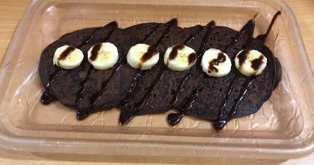 Ragi Banana Choco Pancakes Eggless Recipe by Sakshi Chaturvedi - Cookpad
