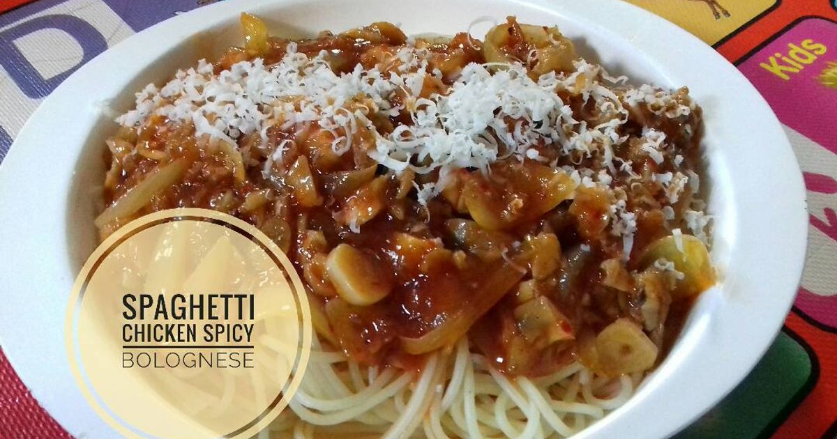 Resep ayam spicy bolognese rumahan enak dan mudah - Cookpad